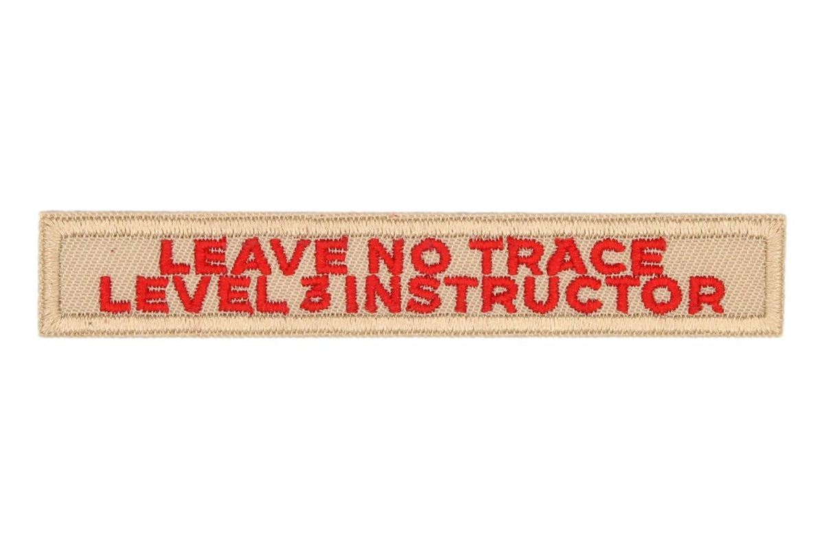 Leave No Trace Strip Level 3 Instructor - Red — Eagle Peak Store