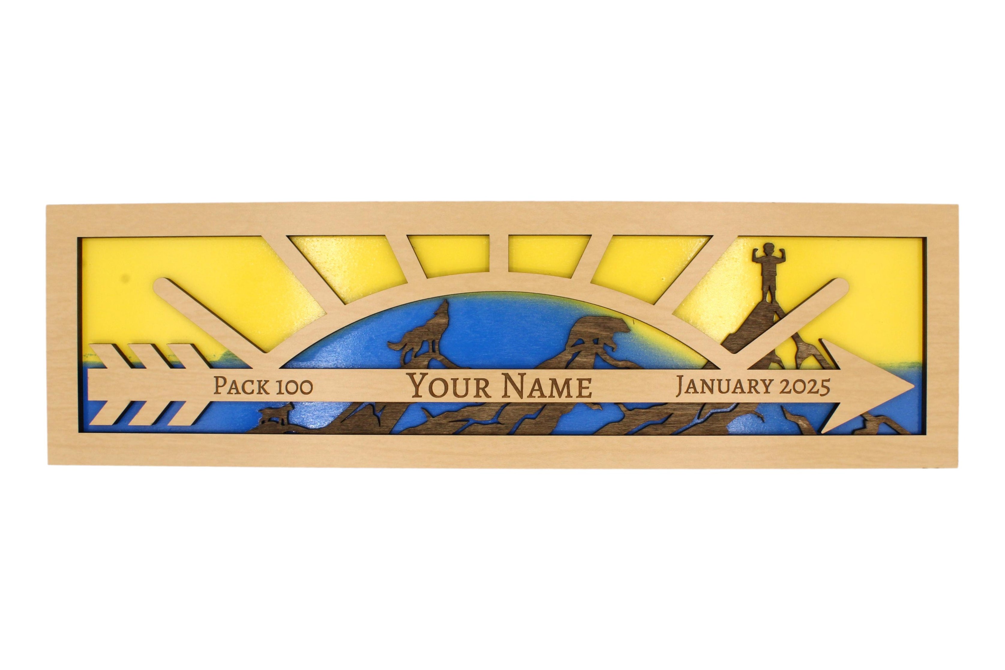 Arrow of Light Journey Plaque Wall Mounted — Eagle Peak Store
