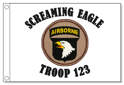 101st Airborne Division Screaming Eagle Patrol Flag — Eagle Peak Store