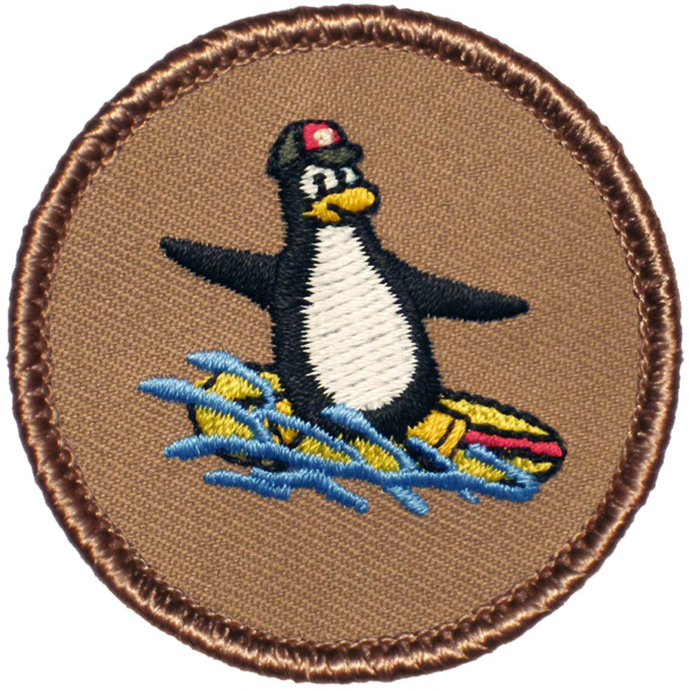 Surfing Penguin Patrol Patch — Eagle Peak Store