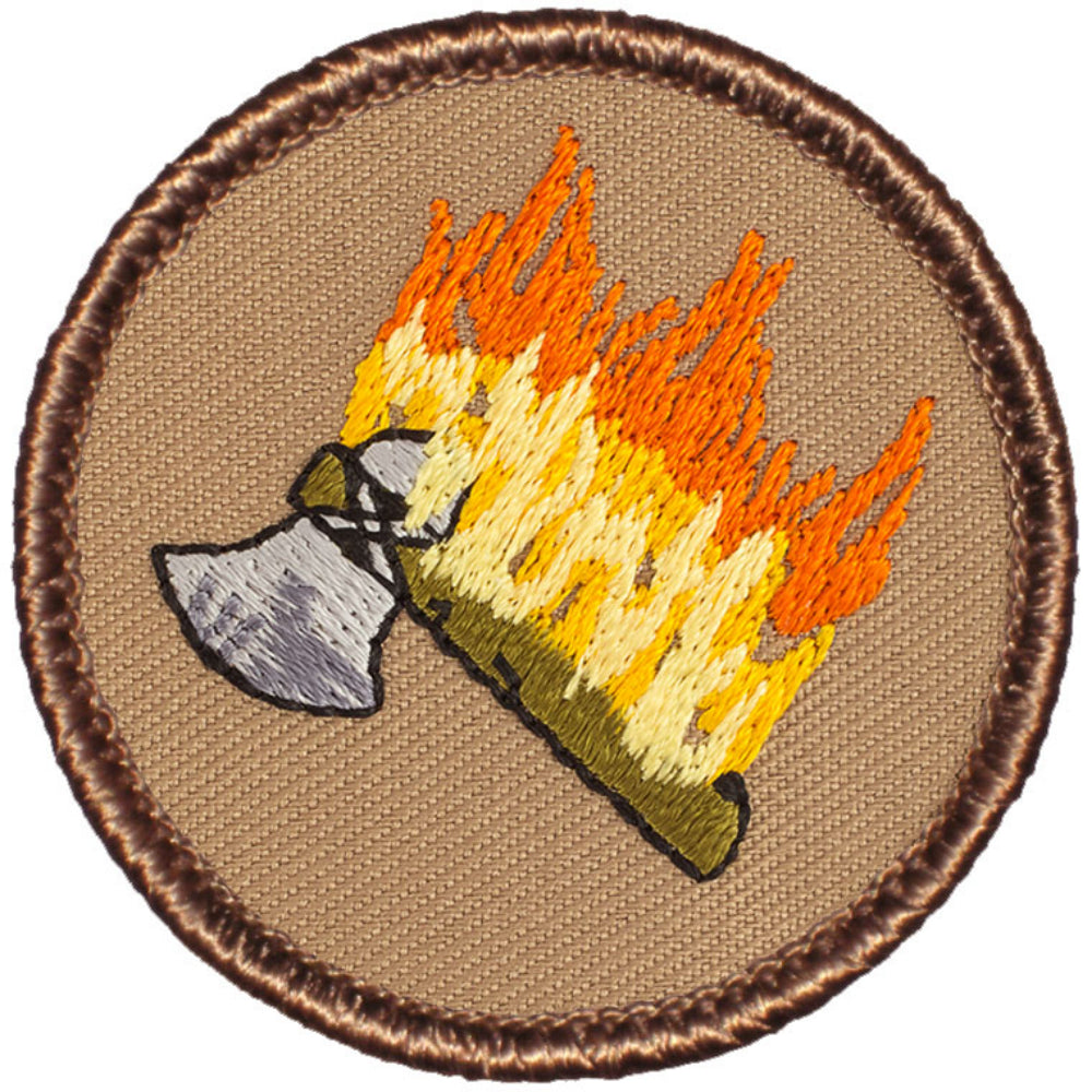 Flaming Tomahawk Patrol Patch — Eagle Peak Store