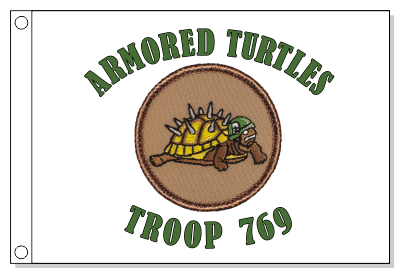 Armored Turtle Patrol Flag — Eagle Peak Store