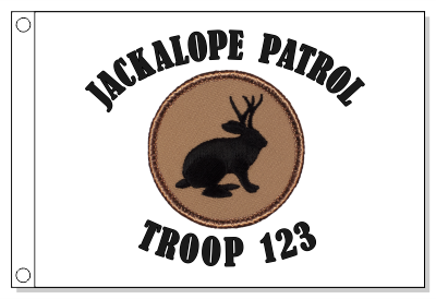 Jackalope Patrol Flag — Eagle Peak Store