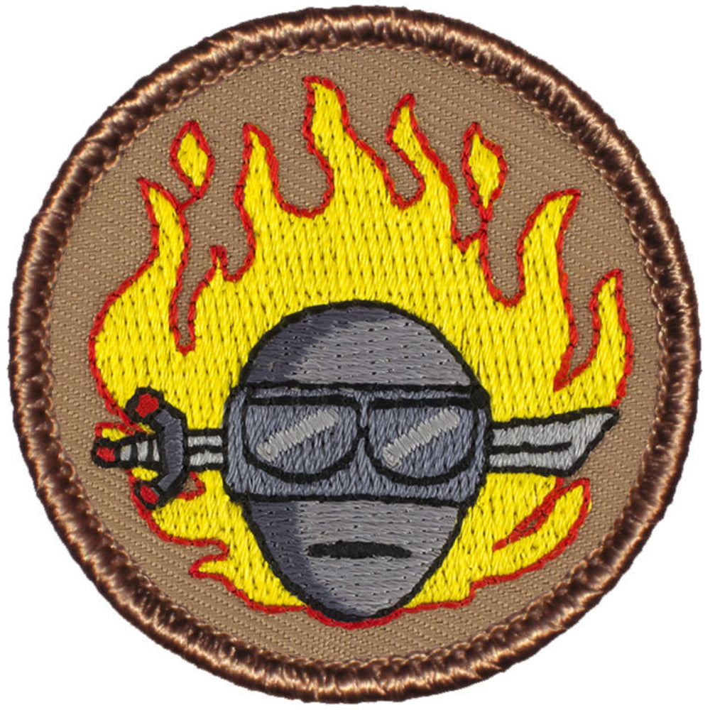 Flaming Ninja Patrol Patch — Eagle Peak Store