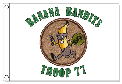 Banana Bandit Patrol Flag — Eagle Peak Store