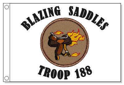 Blazing Saddles Logo