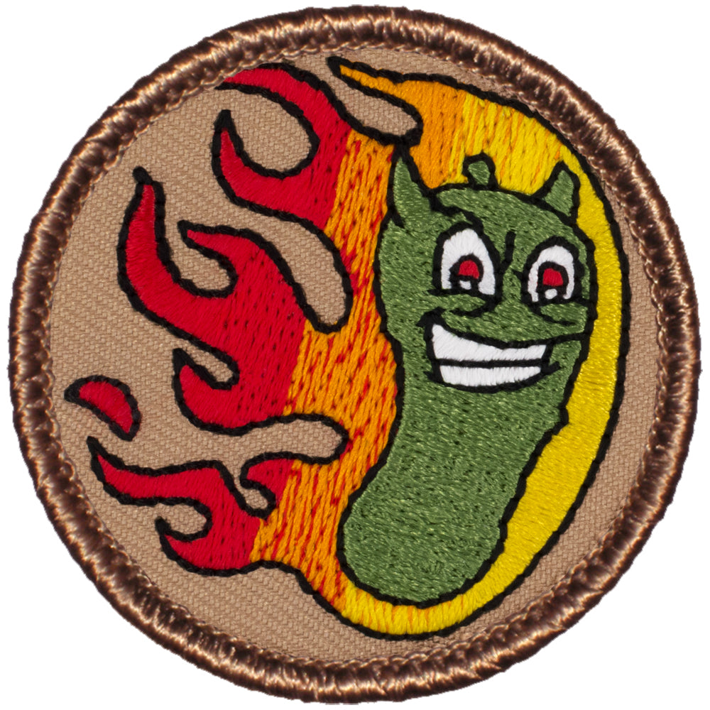 Flaming Pickle Patrol Patch — Eagle Peak Store