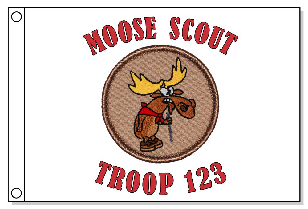Moose Scout Patrol Flag — Eagle Peak Store