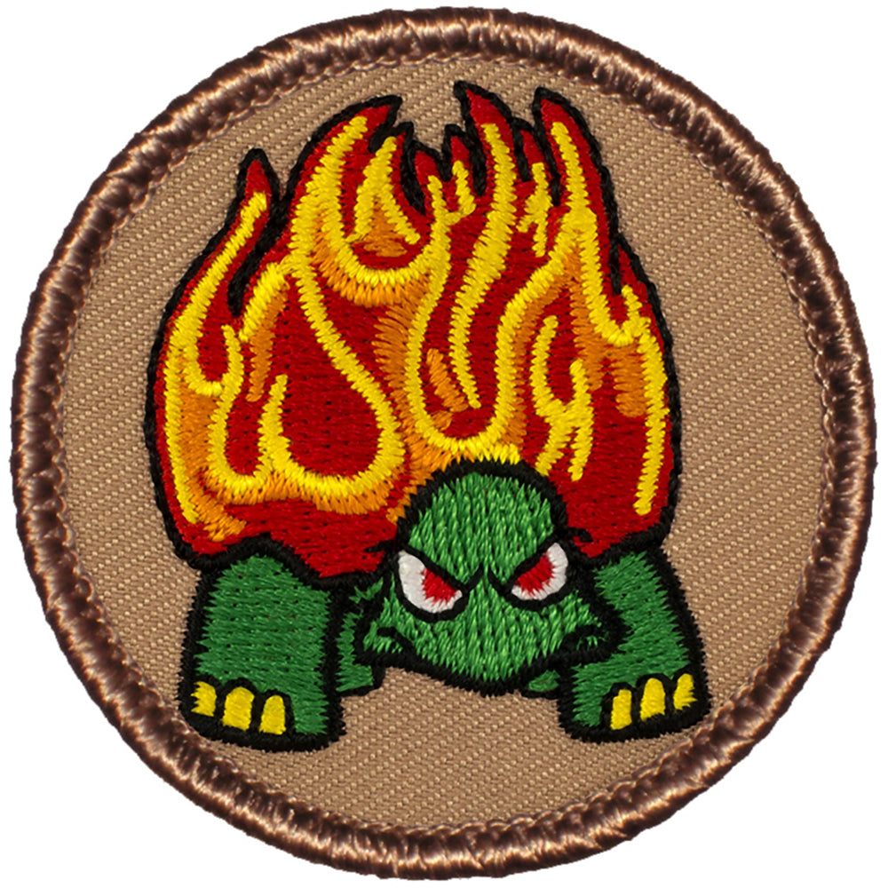 Flaming Turtle Patrol Patch — Eagle Peak Store