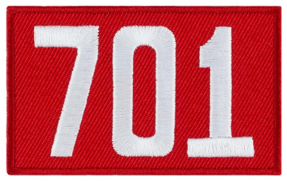 Red Custom BSA Troop Numbers — Eagle Peak Store