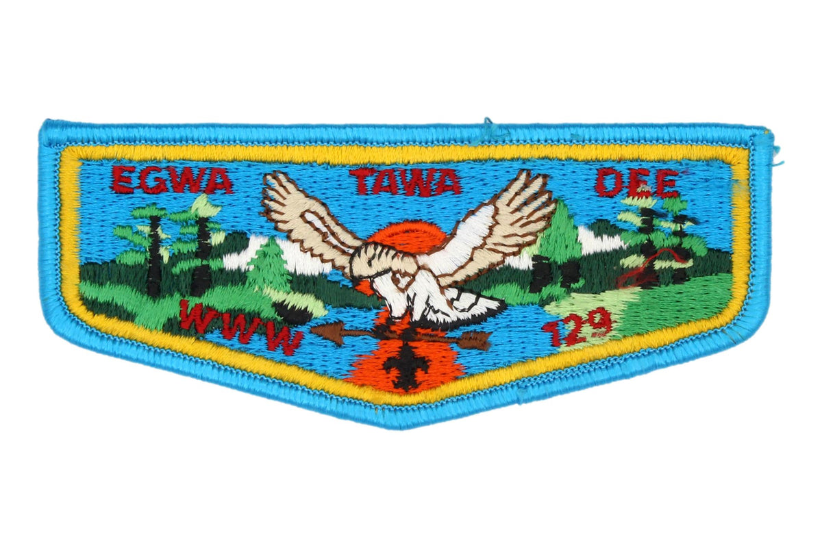 Lodge 129 Egwa Tawa Dee Flap — Eagle Peak Store