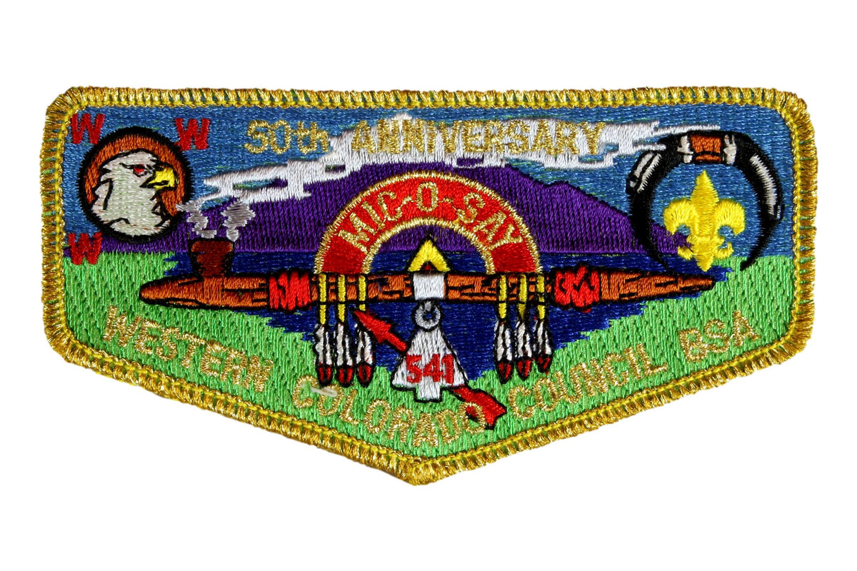 Lodge 541 Mic-O-Say Flap S-? 50th Anniv — Eagle Peak Store