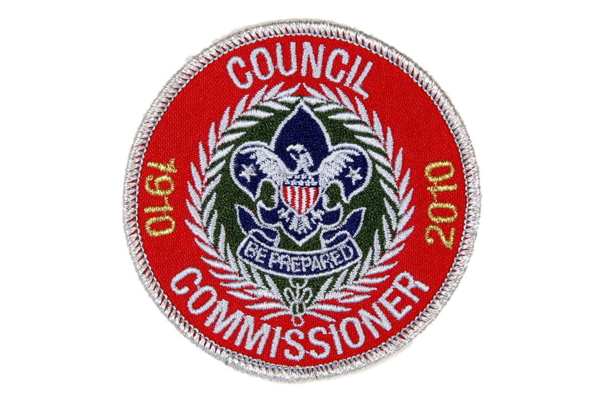 Council Commissioner Patch 2010 BSA Back — Eagle Peak Store