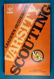 Varsity Scout Leader Guidebook 1980 — Eagle Peak Store
