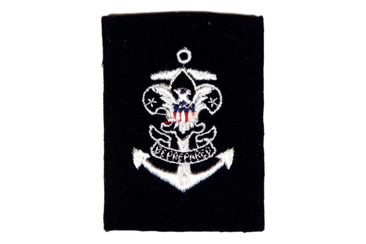 Sea Scout Quartermaster Patch Blue Rolled Edge — Eagle Peak Store