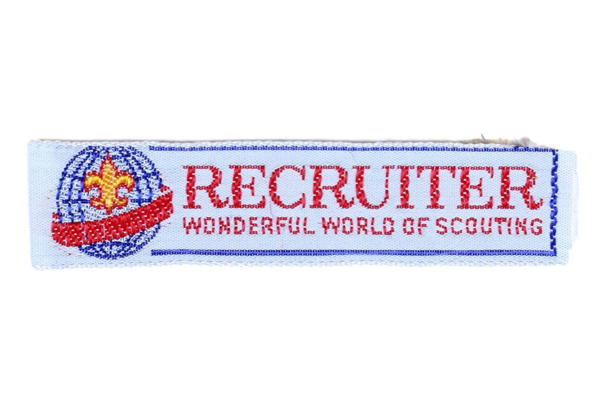 Recruiter Strip Silk Wonderful World of Scouting — Eagle Peak Store