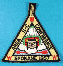 1957 Area 11C Section Conference Patch — Eagle Peak Store