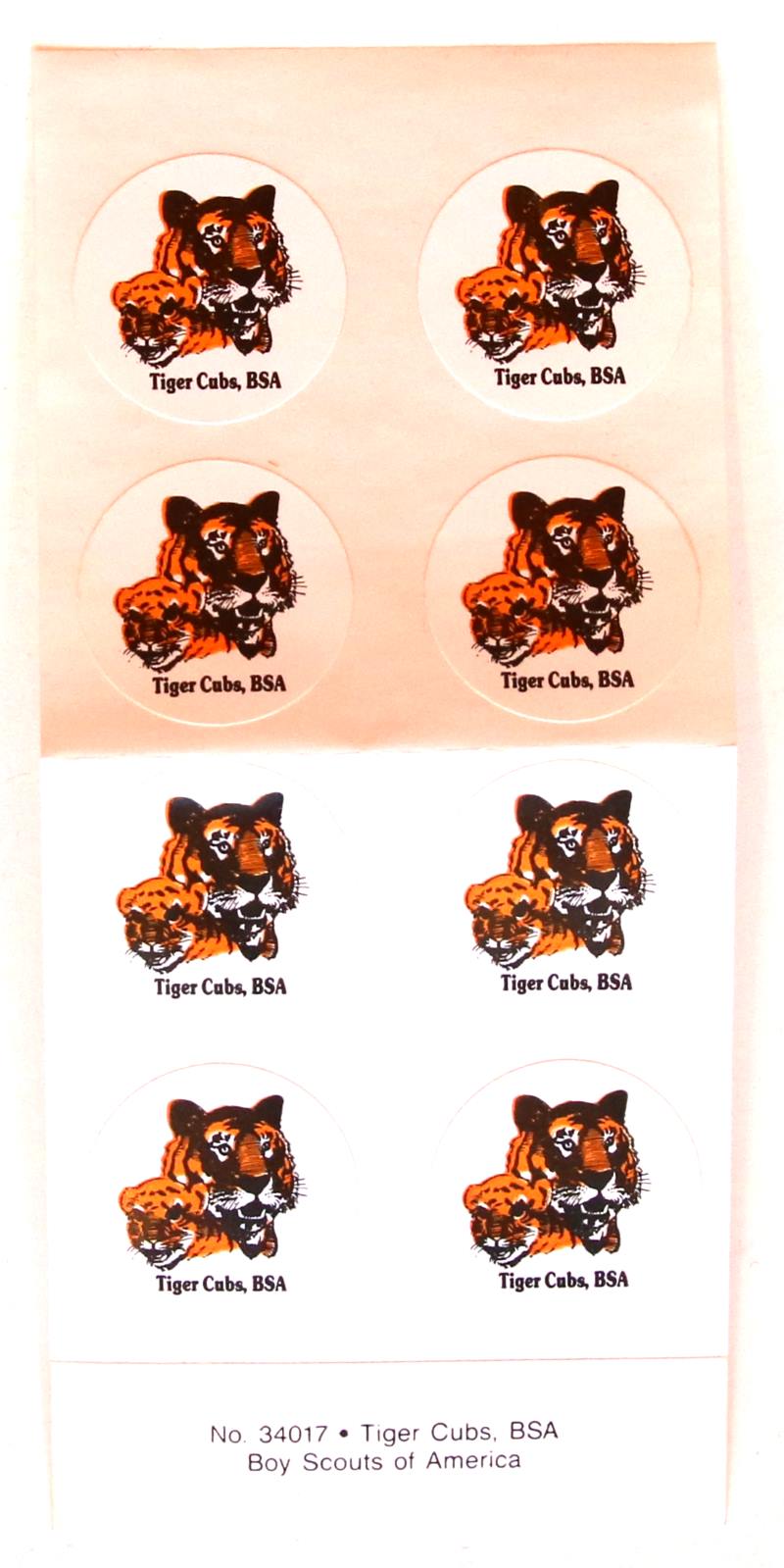 Tiger Cubs BSA Stickers — Eagle Peak Store