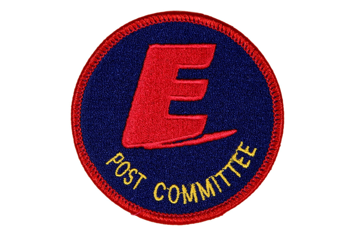 Post Committee Patch Exploring Blue Background — Eagle Peak Store