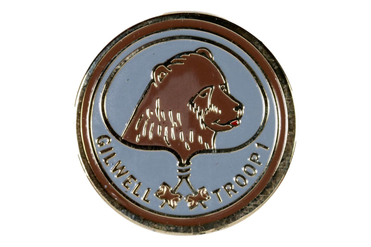Bear Gilwell Troop 1 Pin — Eagle Peak Store