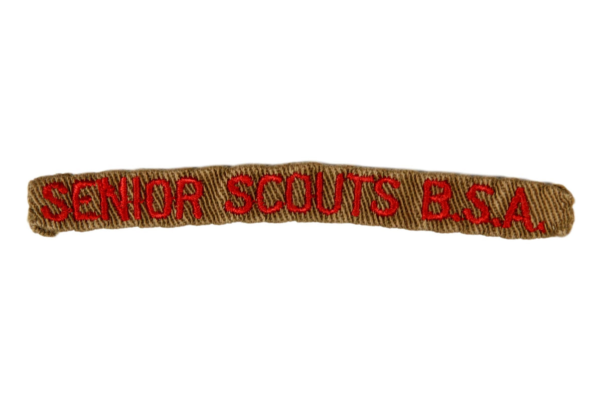Senior Scouts BSA Shirt Strip 1940s Tan — Eagle Peak Store